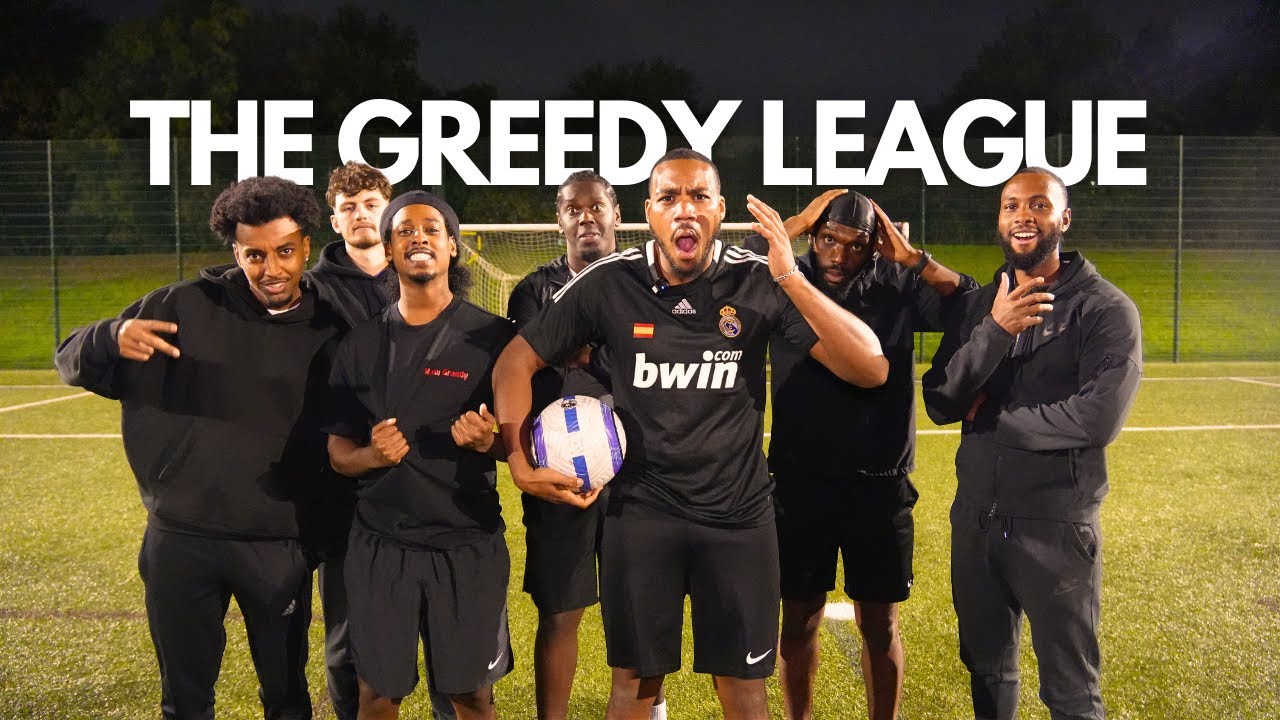 Welcome to The Greedy League ⚽️| 5 Insane Challenges for £1000 ...