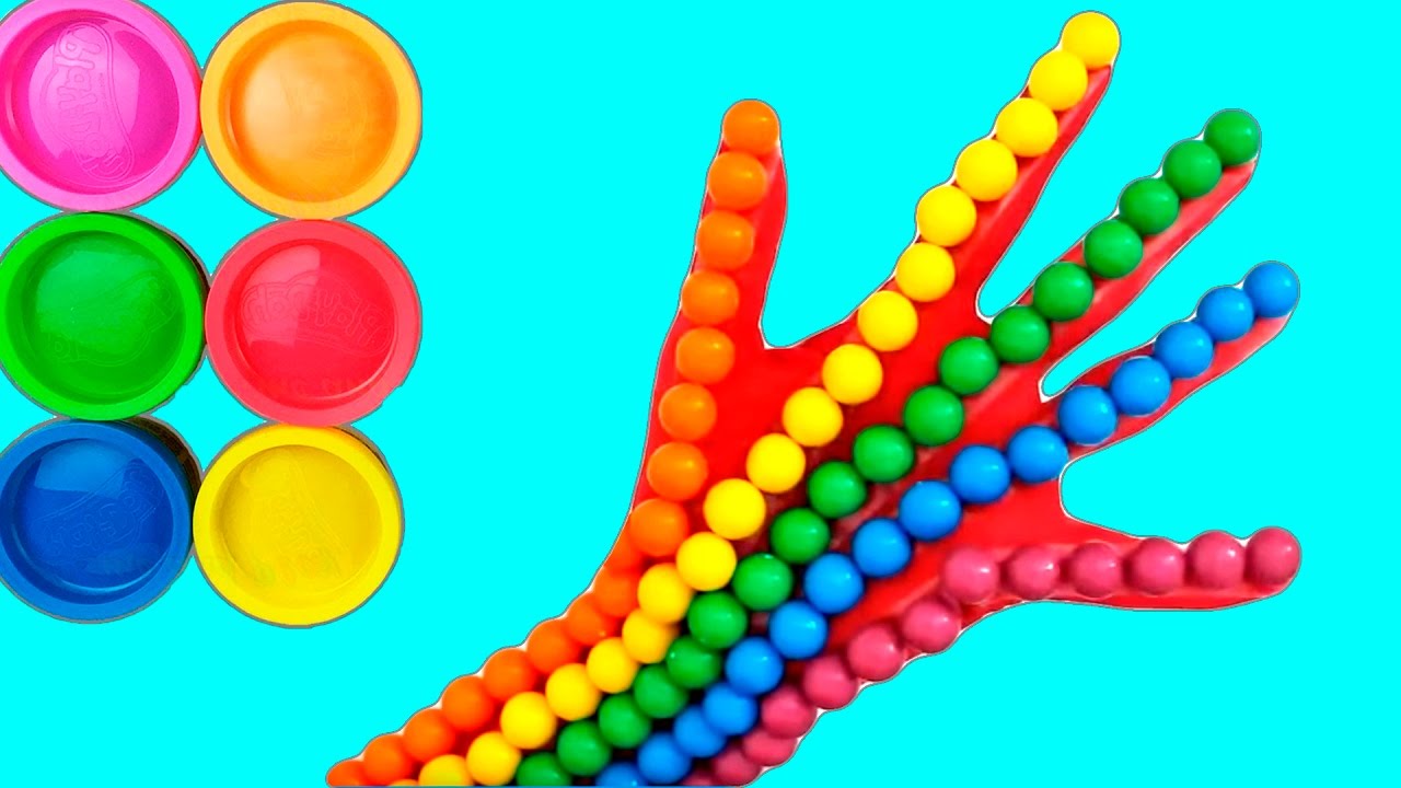 Learn Colors Body Paint Finger Family Song Nursery Rhymes Daddy Finger ...