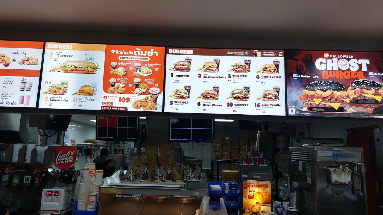 Burger King, Pattaya Beach, Thailand - YouTube