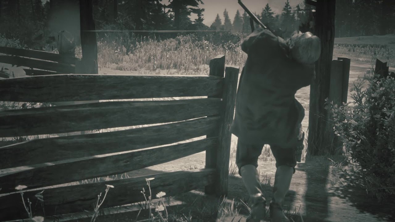Red Dead Redemption 2 invadindo o rancho hanging dog - YouTube