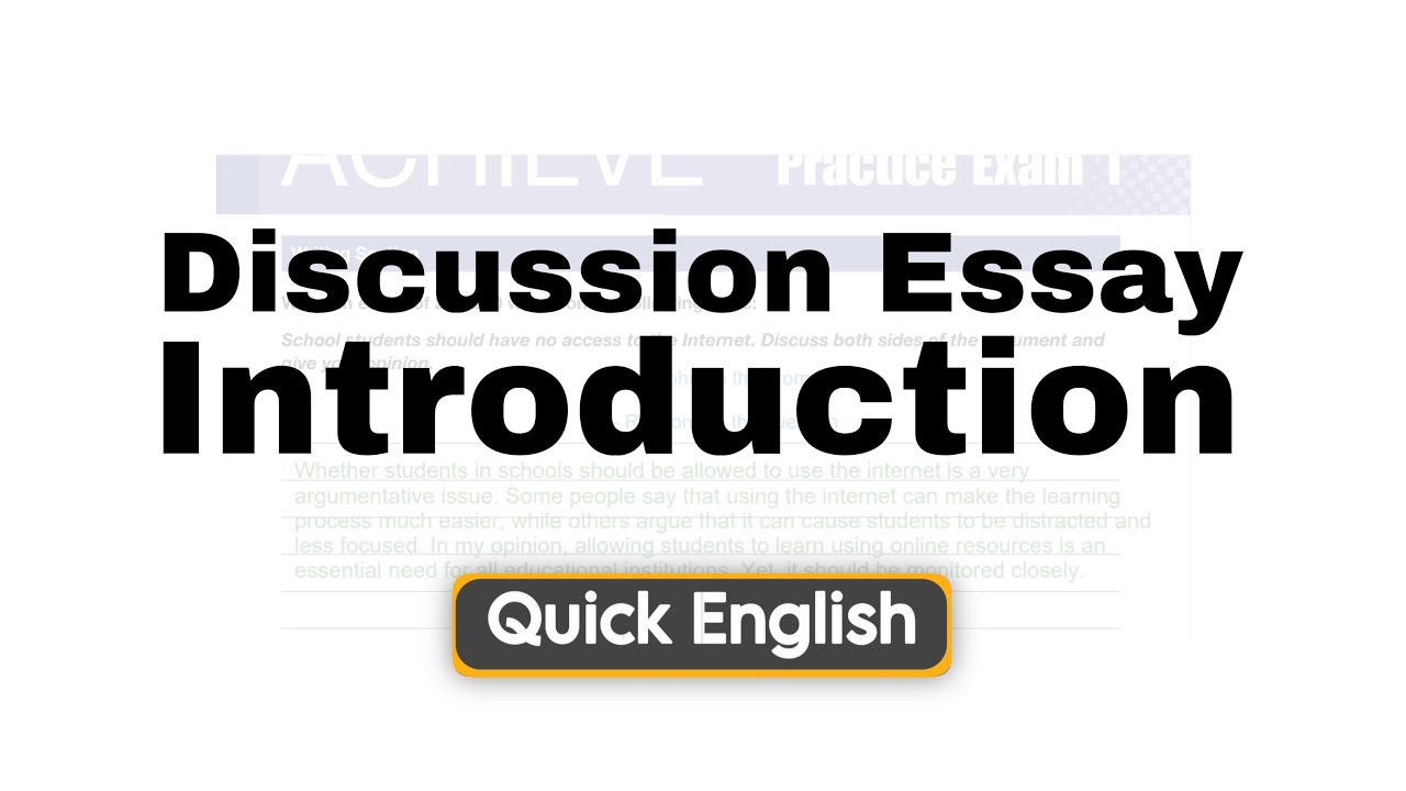 Discussion Essay Introduction (EMSAT/ IELTS)مقدمة كتابة أيلتس -امسات ...