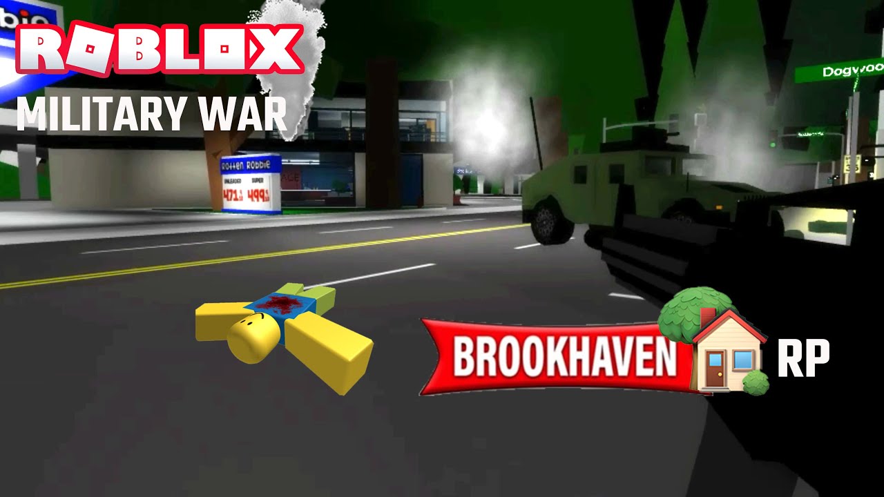 Military War - Roblox Brookhaven RP (Only One Survived) - YouTube