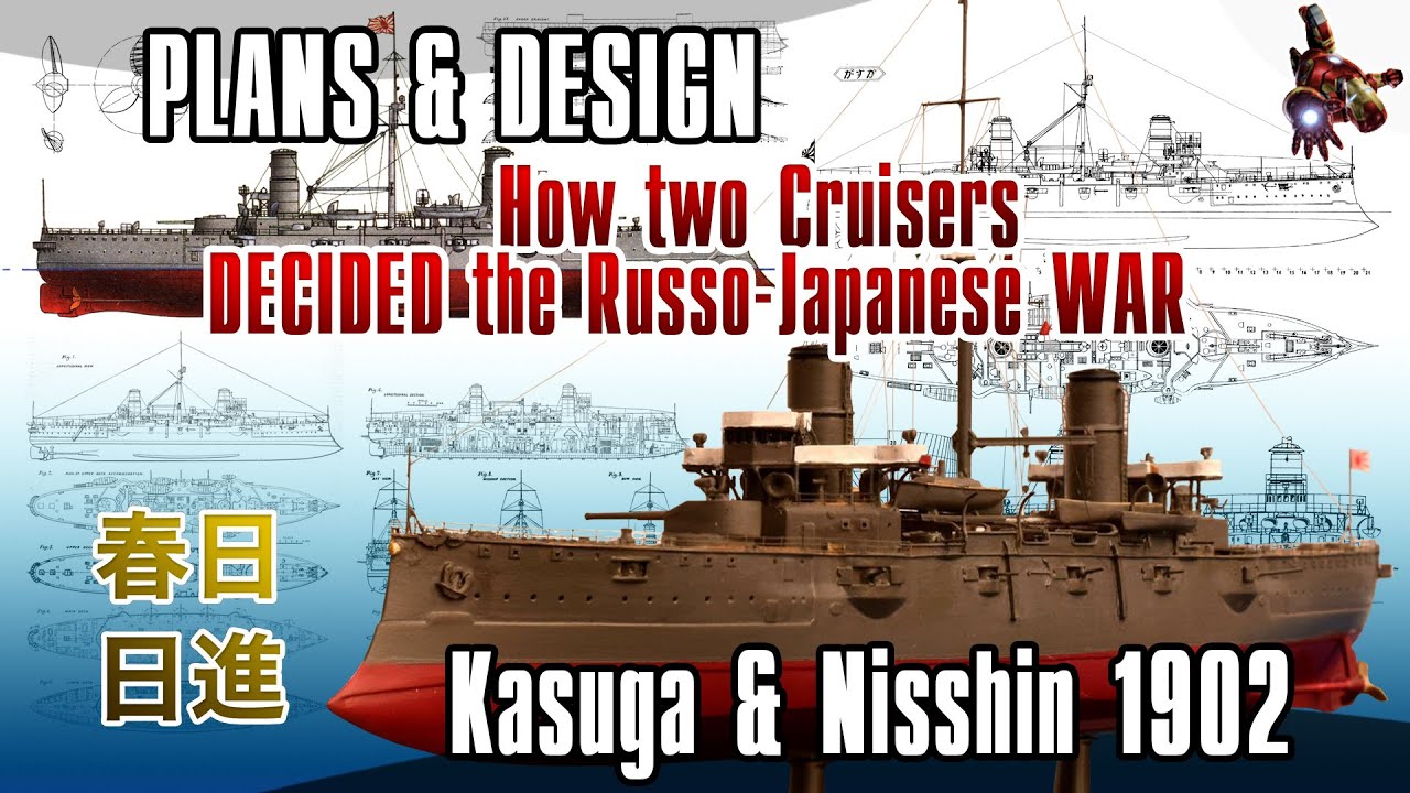 The Japanese Cruisers KASUGA and NISSHIN - PLANS & DESIGN * How two ...