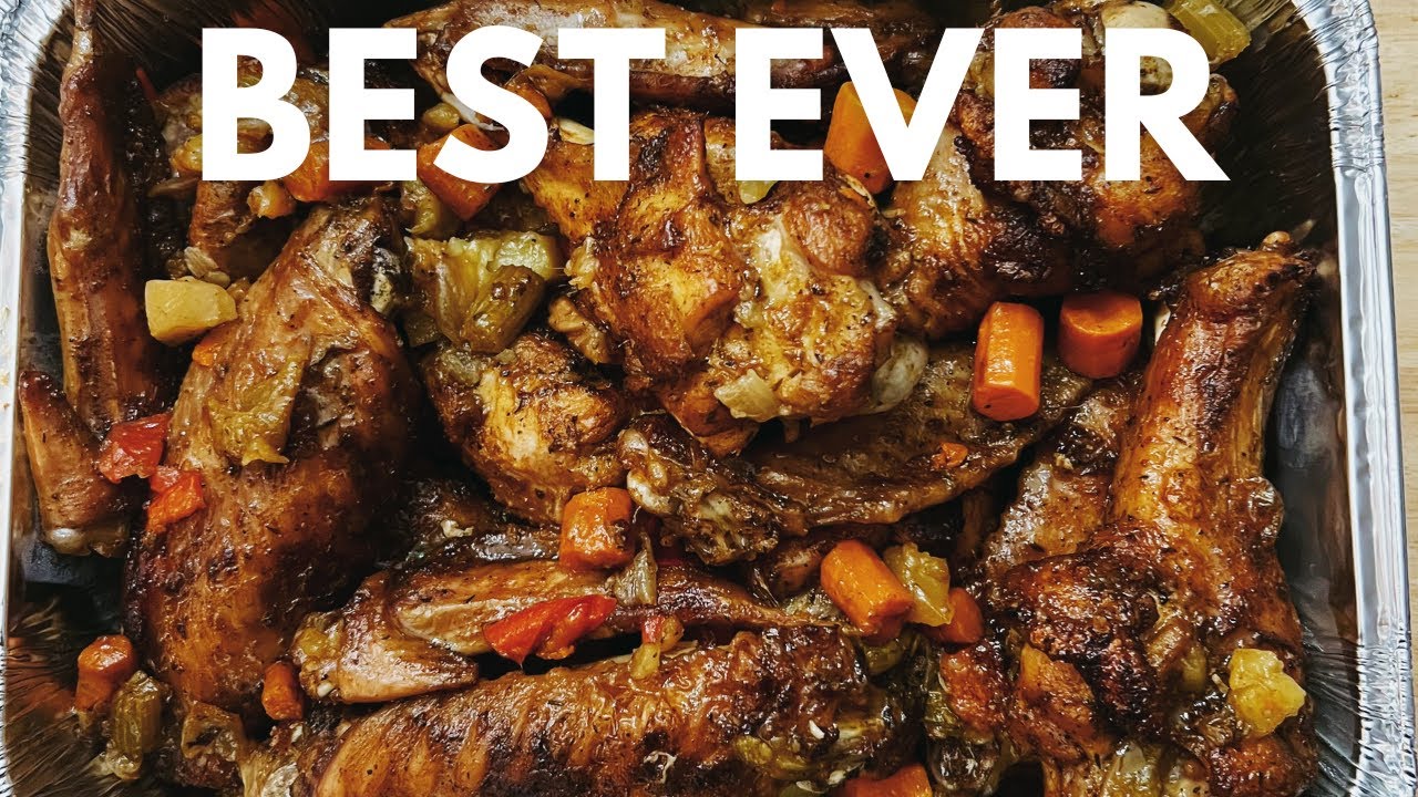BEST EVER Juicy and Tender Turkey Wings in the Oven | Fall Off-The-Bone ...