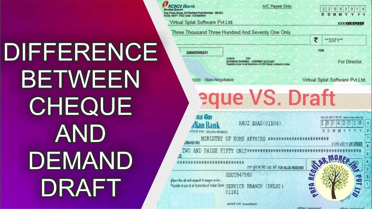 What Is The Difference Between Cheque And Demand Draft PRFA IMF YouTube what-is-the-difference-between-cheque-and-demand-draft-prfa-imf-youtube