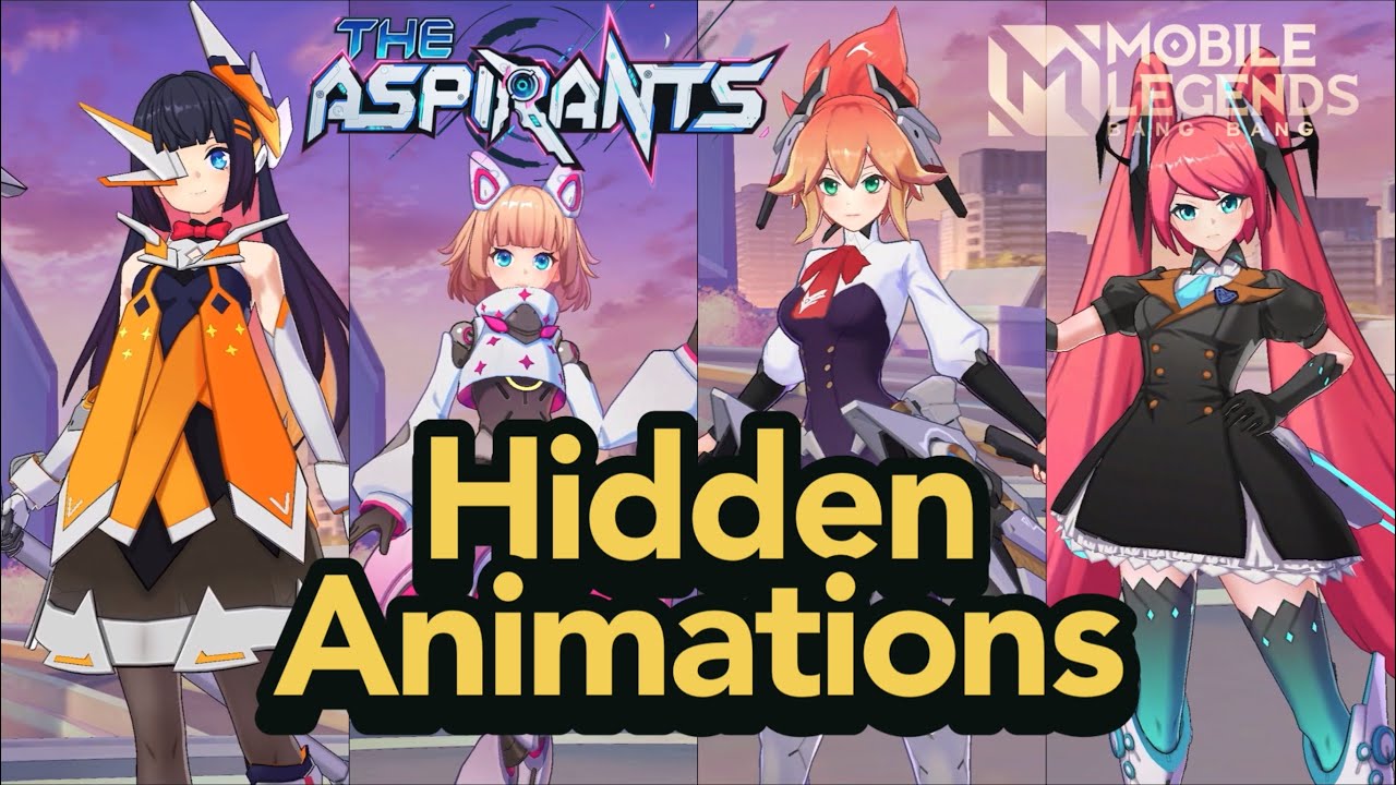 THE ASPIRANTS HIDDEN SKIN ANIMATIONS | Mobile Legends - YouTube