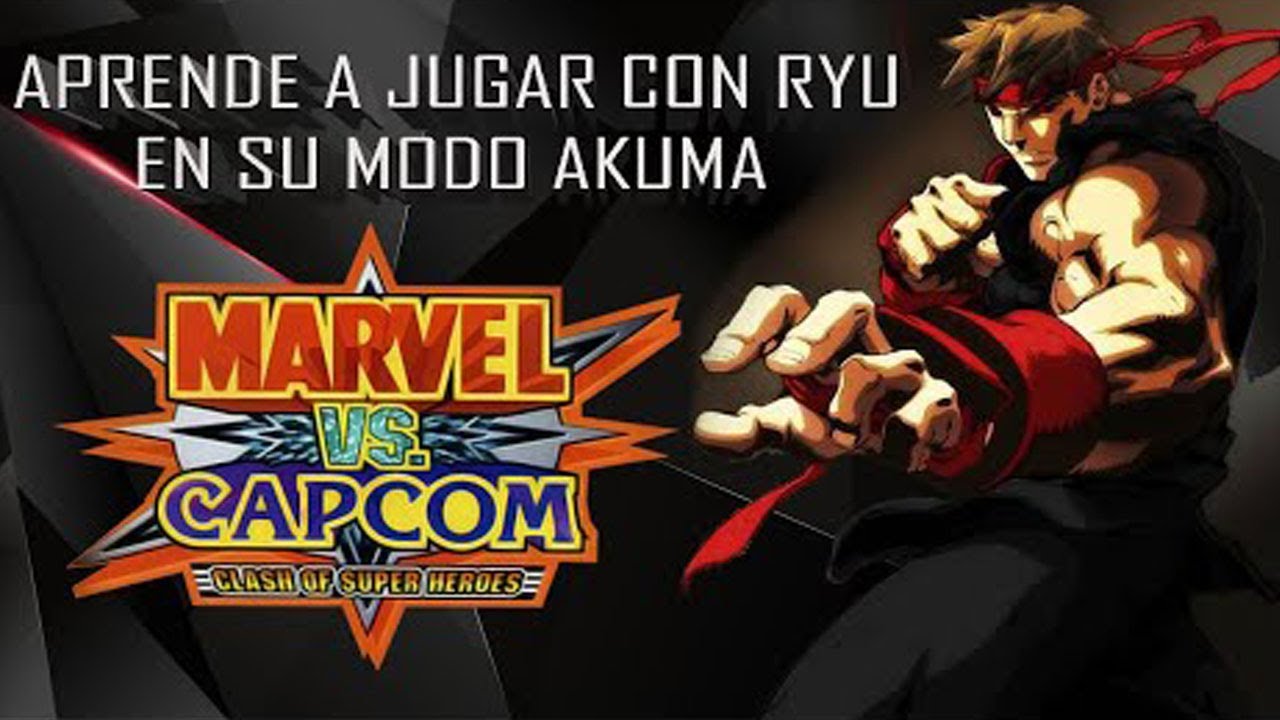 Como jugar con Ryu modo Akuma - Marvel vs. Capcom: Clash of Super ...