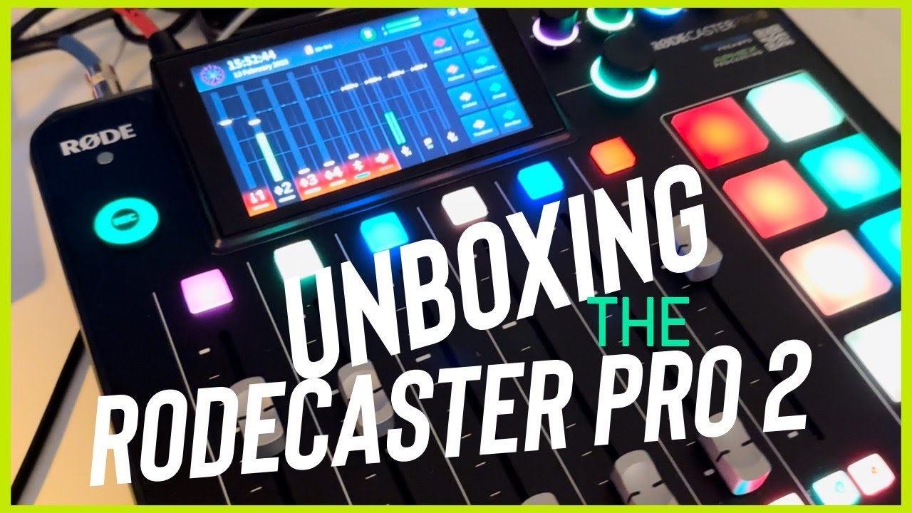 RodeCaster PRO 2 | Unboxing and Fist impression - YouTube