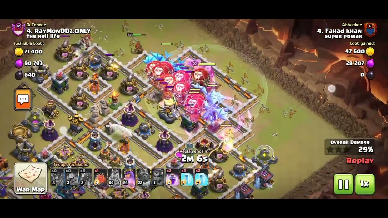 Electro & 9 Lightning 3 star Attack - YouTube