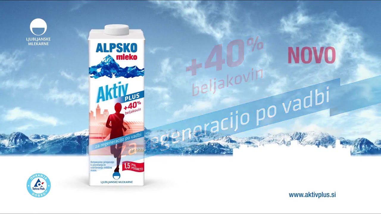 Alpsko mleko Aktiv plus - YouTube