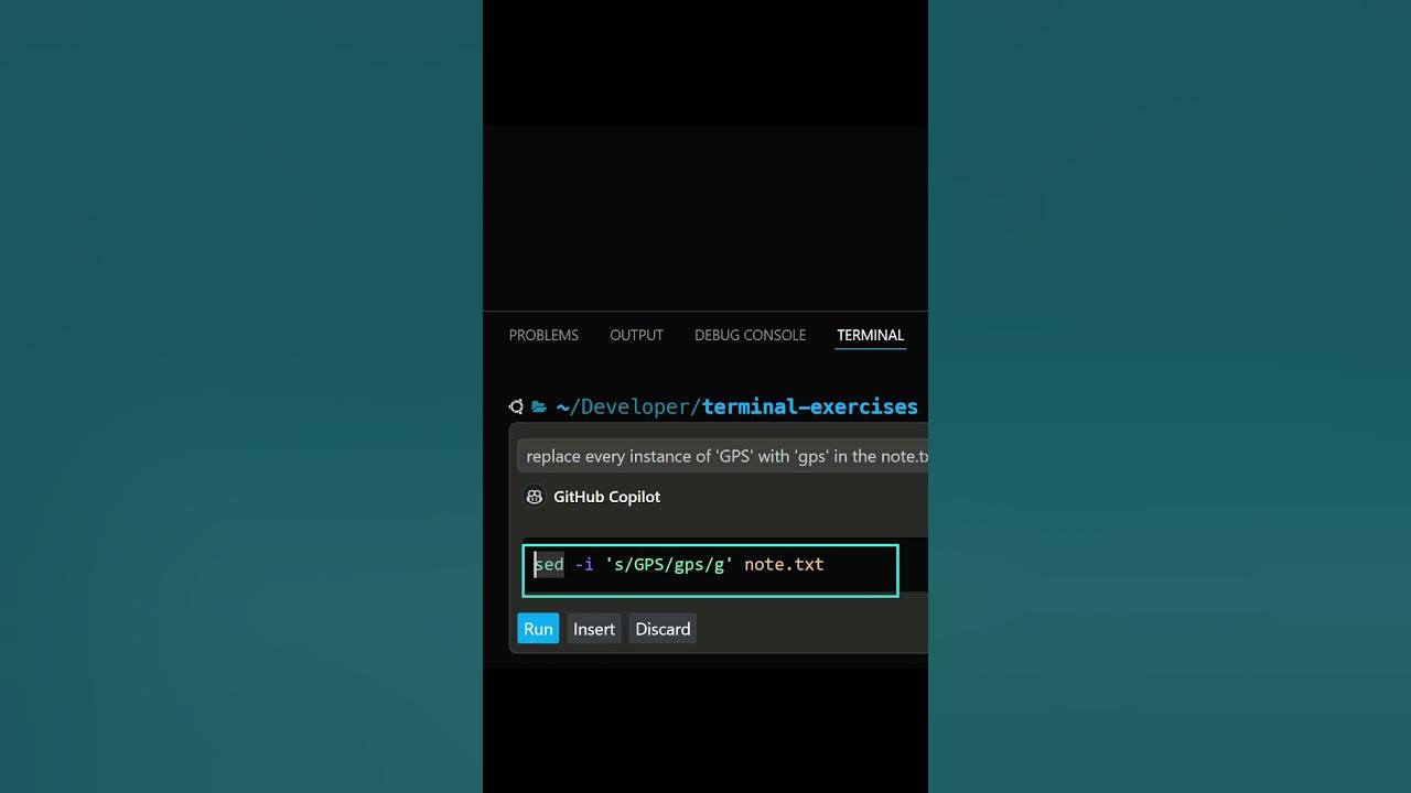 learning terminal commands #vscode - YouTube