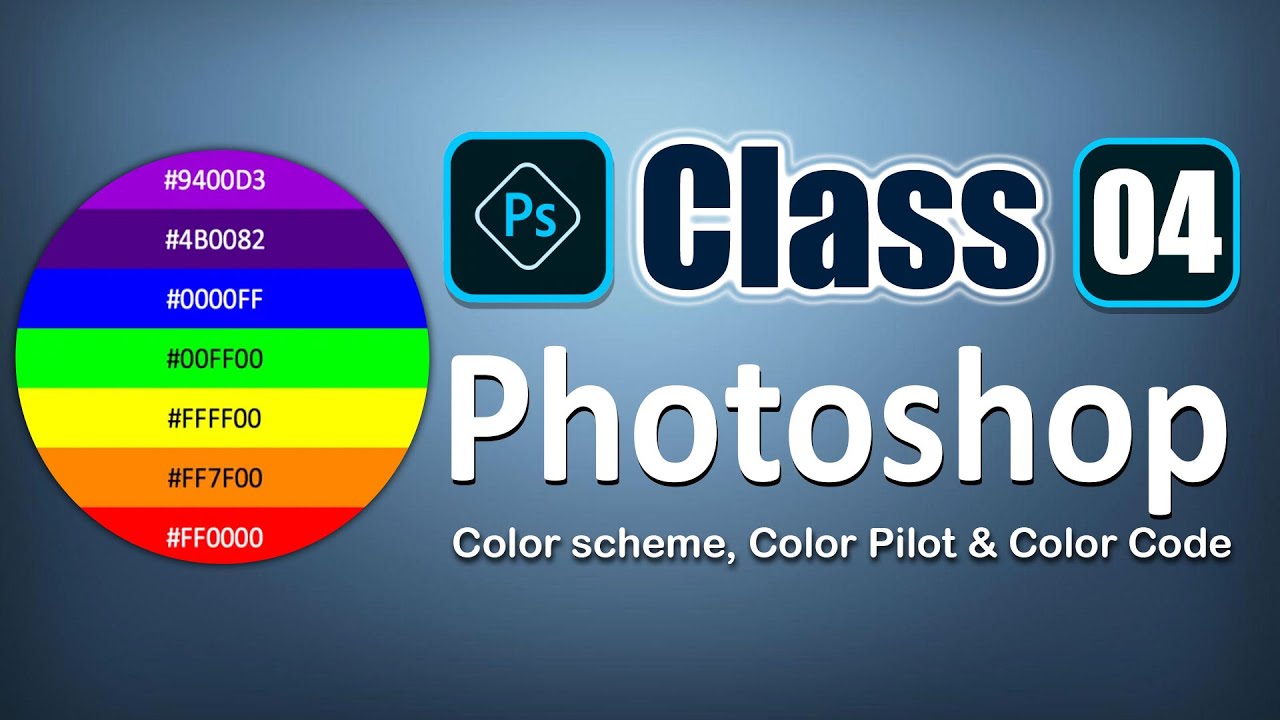 How To Use Color Code Color Scheme Color Pilot Class 04 Photoshop