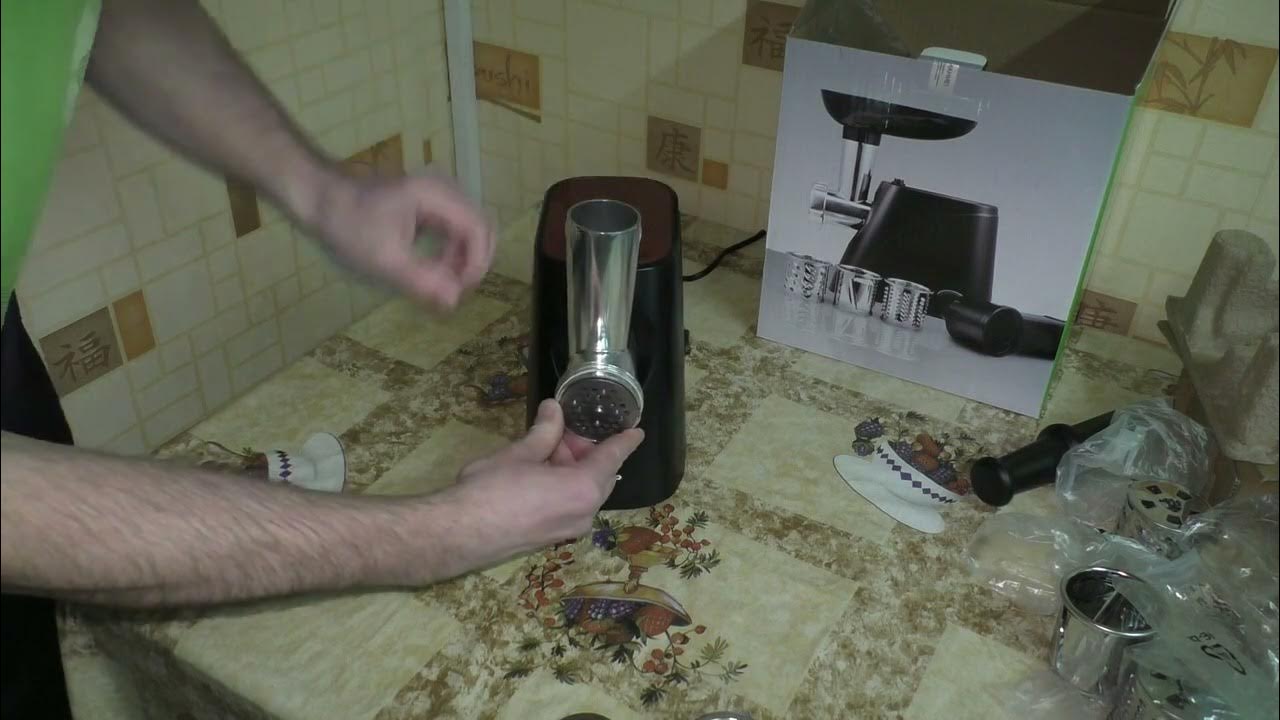 Сборка и пуск мясорубки DEXP MG-2000S - YouTube