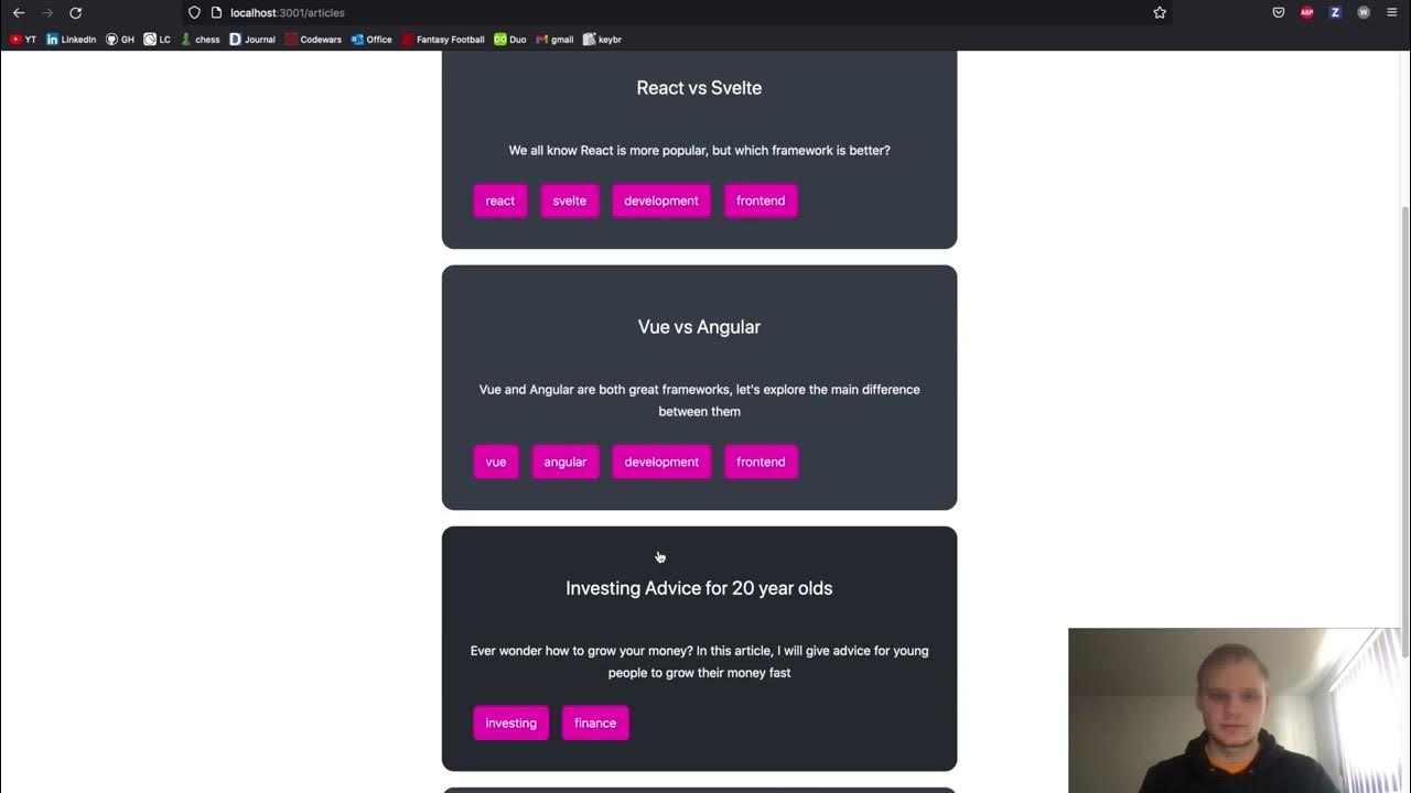 Build a blog with Svelte | Svelte Tutorials - YouTube