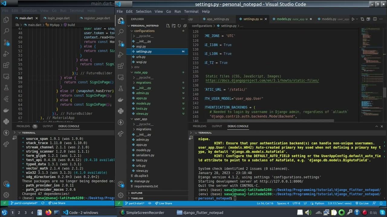 Django Flutter CRUD Operation part3 RESTFUL Api With dart - YouTube
