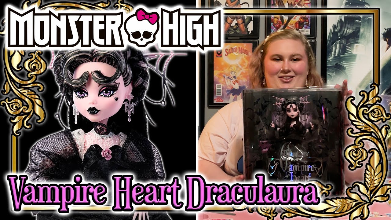 The Best Draculaura Doll? Monster High Vampire Heart Draculaura Doll ...