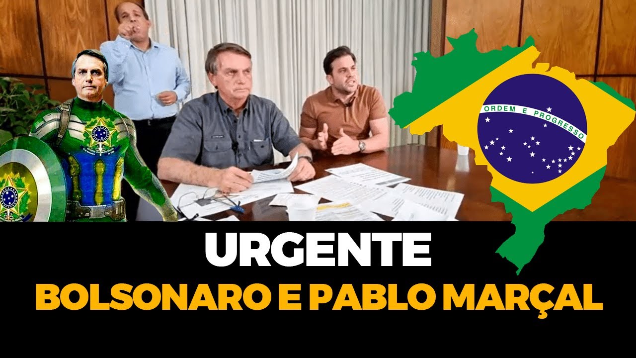 Urgente Live Do Presidente Bolsonaro E Pablo Marçal Treinamento