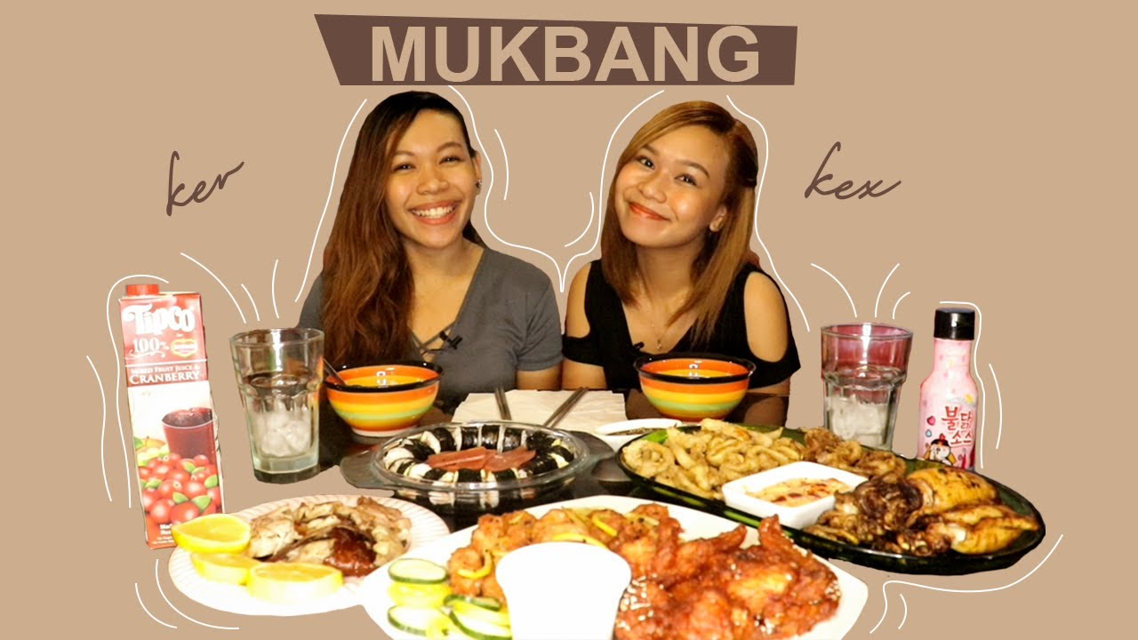 Mukbang feat. Meraki Spicy Chicken Wings, Calamares, Lechon - YouTube