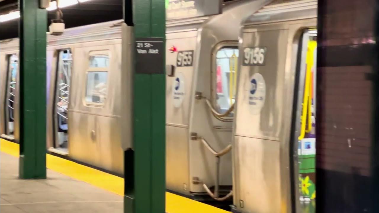 MTA New York City Subway Court Square Bound Kawasaki R160A (G) Train @ 21st Street-Van Alst ...
