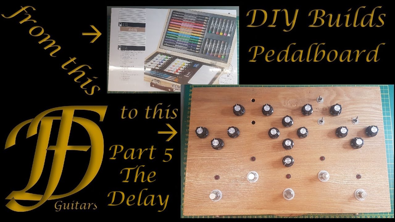 DIY Multi-Effect pedal board Part 5 The Delay/Reverb kit - YouTube