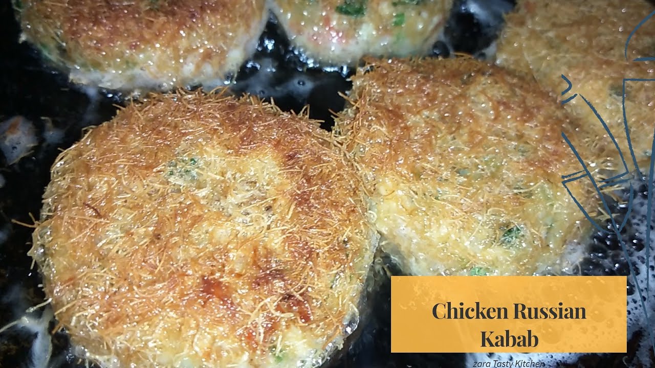 CHICKEN RUSSIAN KABAB|| Russian Chicken Cutlet||Ramadan Recipes - YouTube