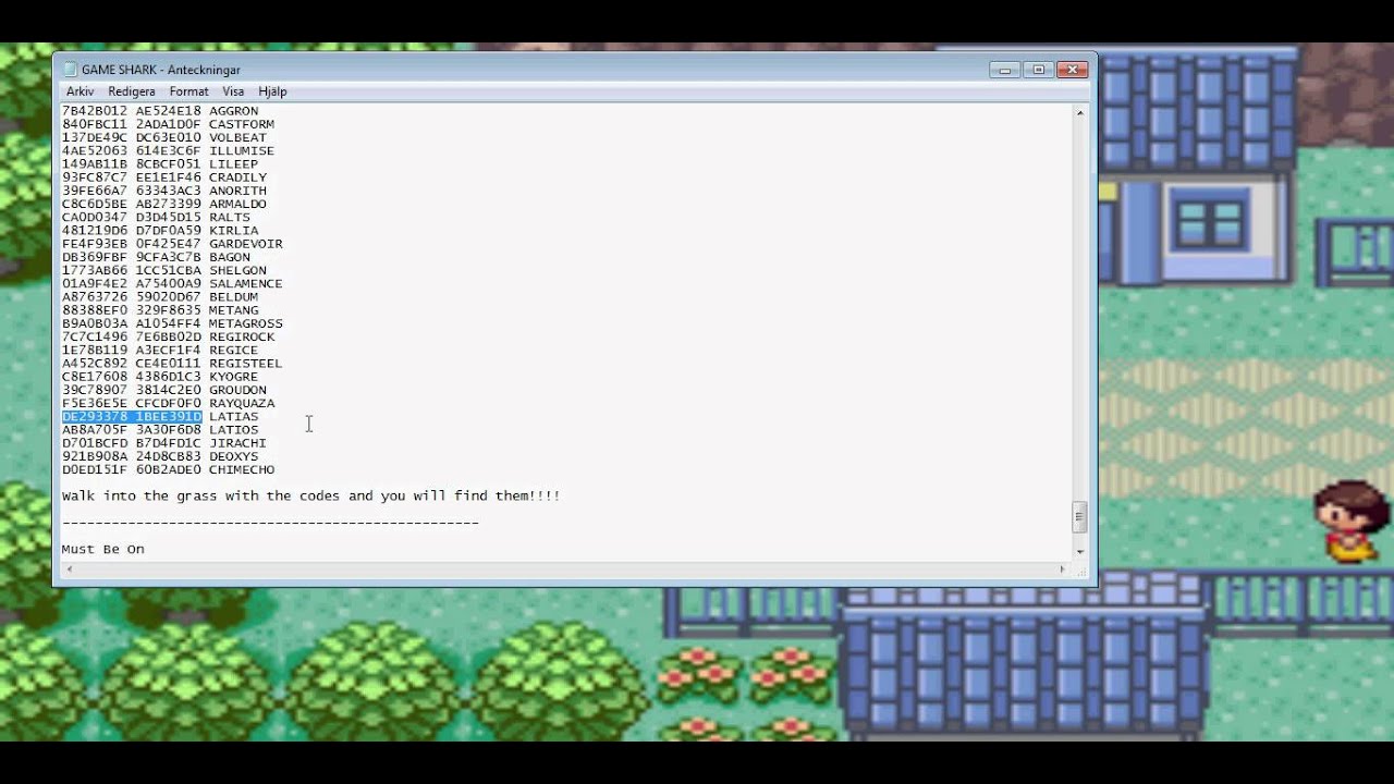 Pok mon Emerald Catching Latias Cheat YouTube pok-mon-emerald-catching-latias-cheat-youtube