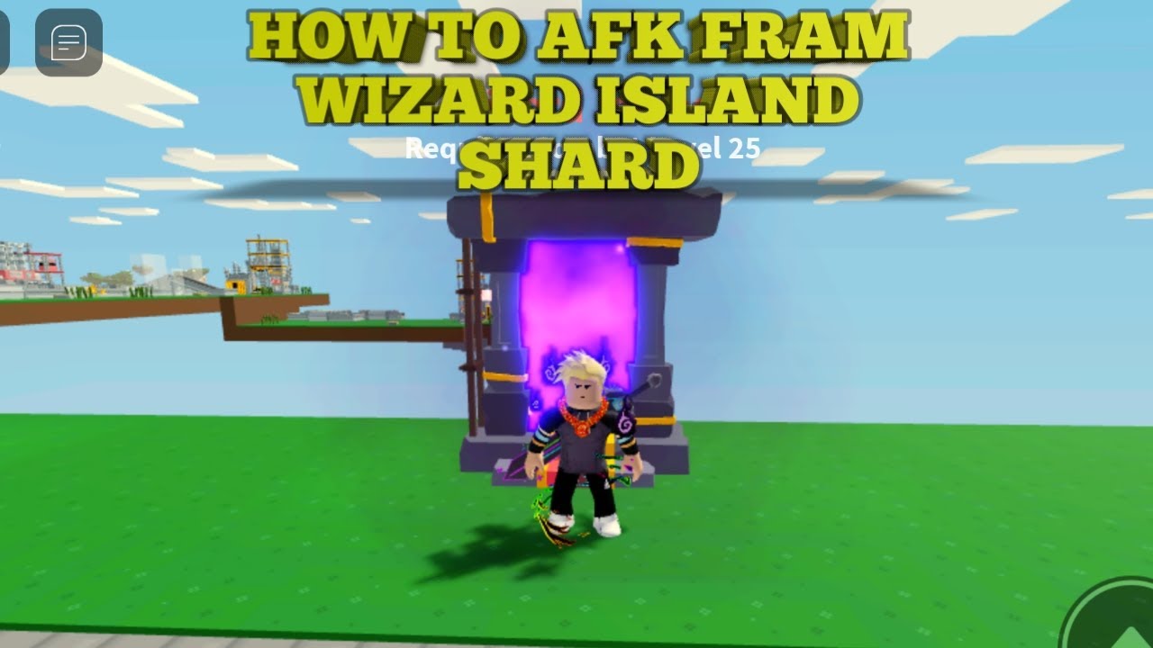 How to Afk grind wizard island shard (ON MOBILE) - YouTube