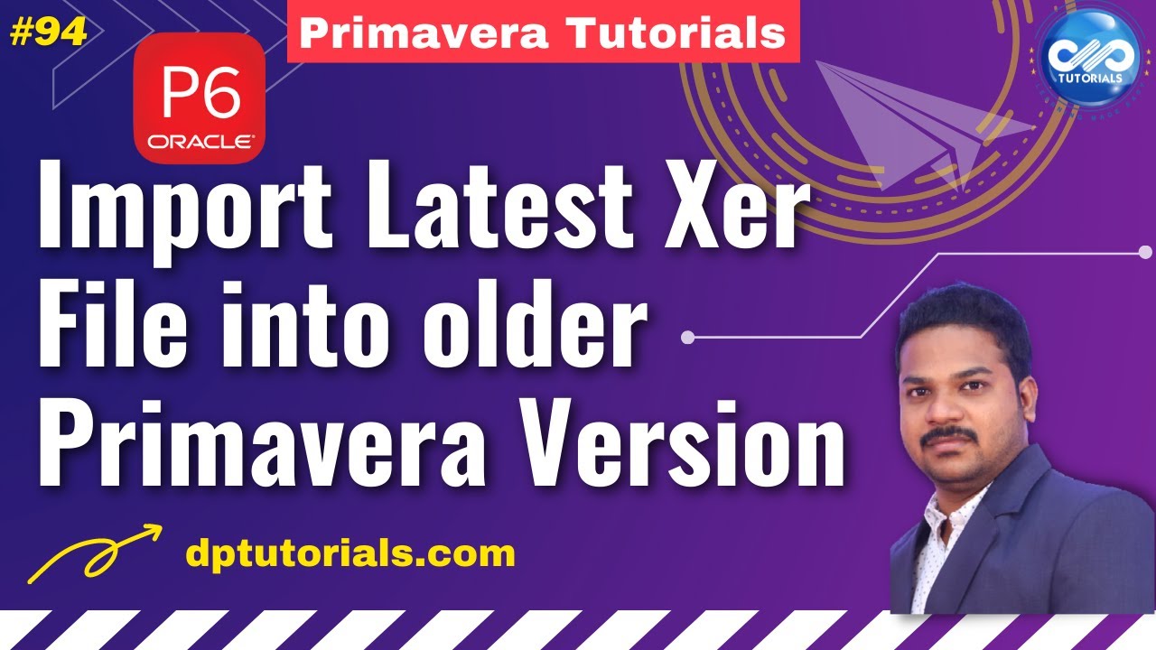 How To Import An XER File Of A Newer Version In Primavera P6 - YouTube