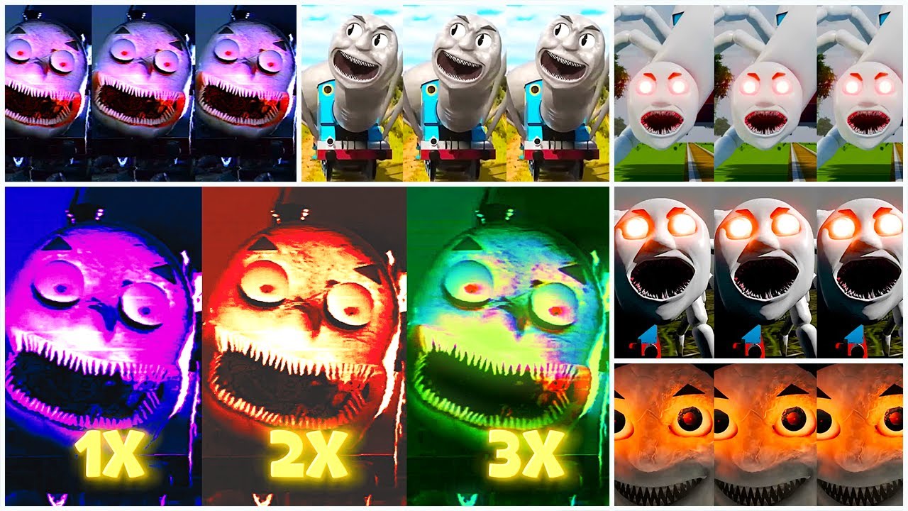 Thomas the Train MIX Combo Speed Battle Coffin Dance meme song (Cover ...