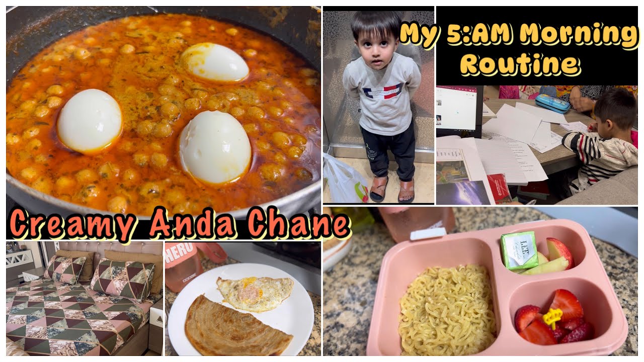 MY EARLY MORNING 5AM ROUTINE / ESAY LUNCH BOX IDEAs/ CREAMY EGG ...