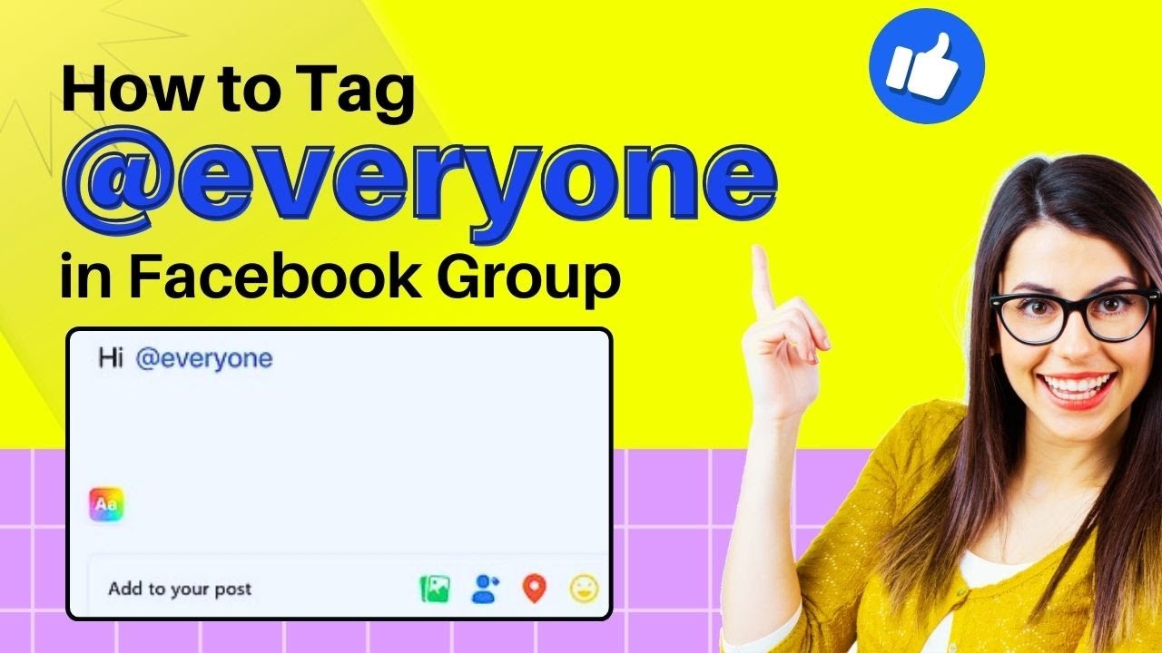 How to Tag Everyone in a Facebook Group 2024 [Quick Guide] - YouTube