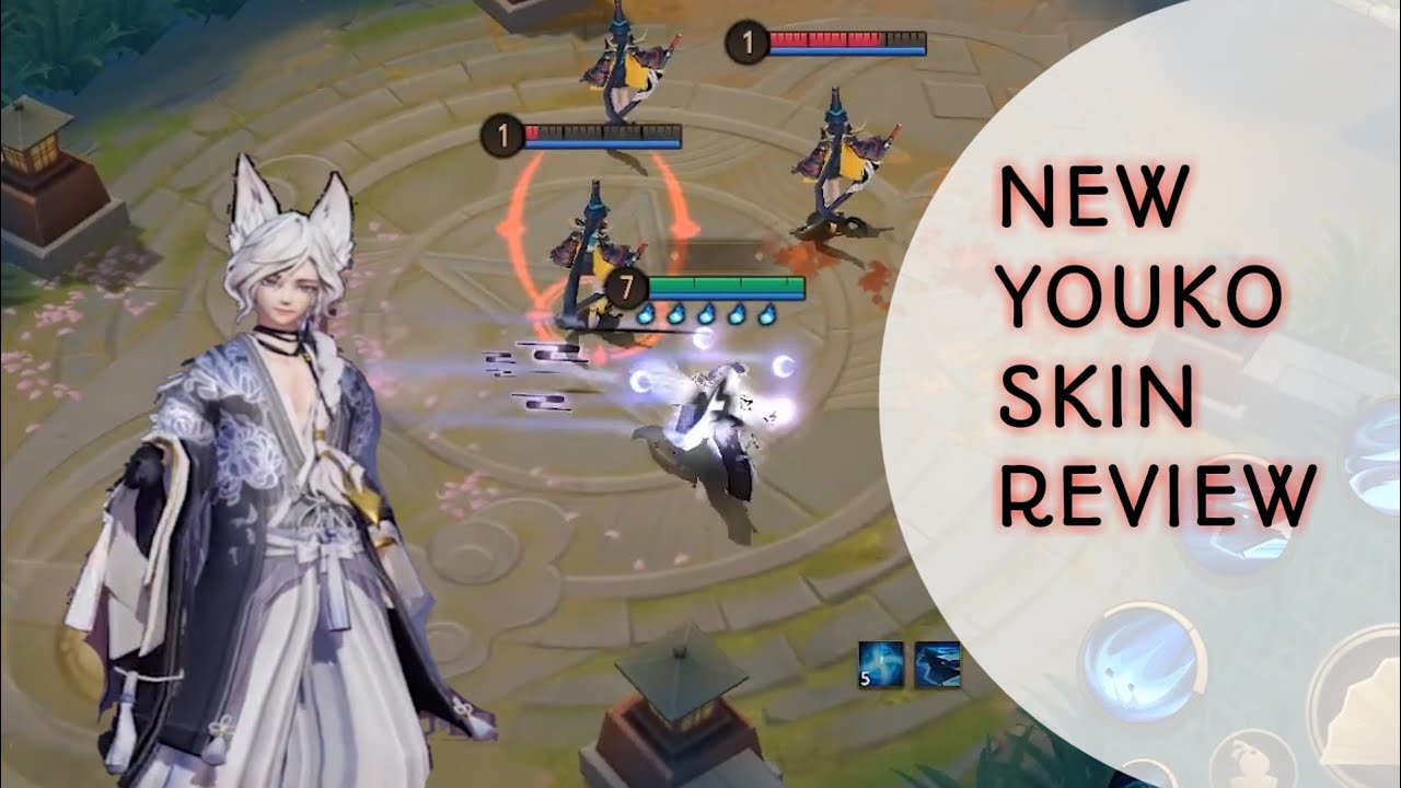 NEW YOUKO SKIN REVIEW (ONMYOJI ARENA) - YouTube