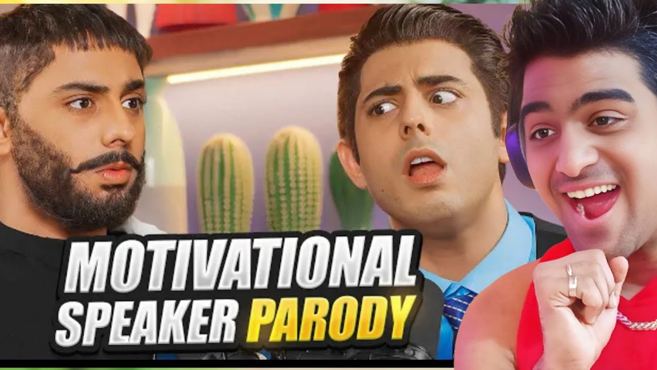 CARRYMINATI MOTIVATIONAL SPEAKER PARODY REACTION | SenStyle Fun 😂🔥 ...