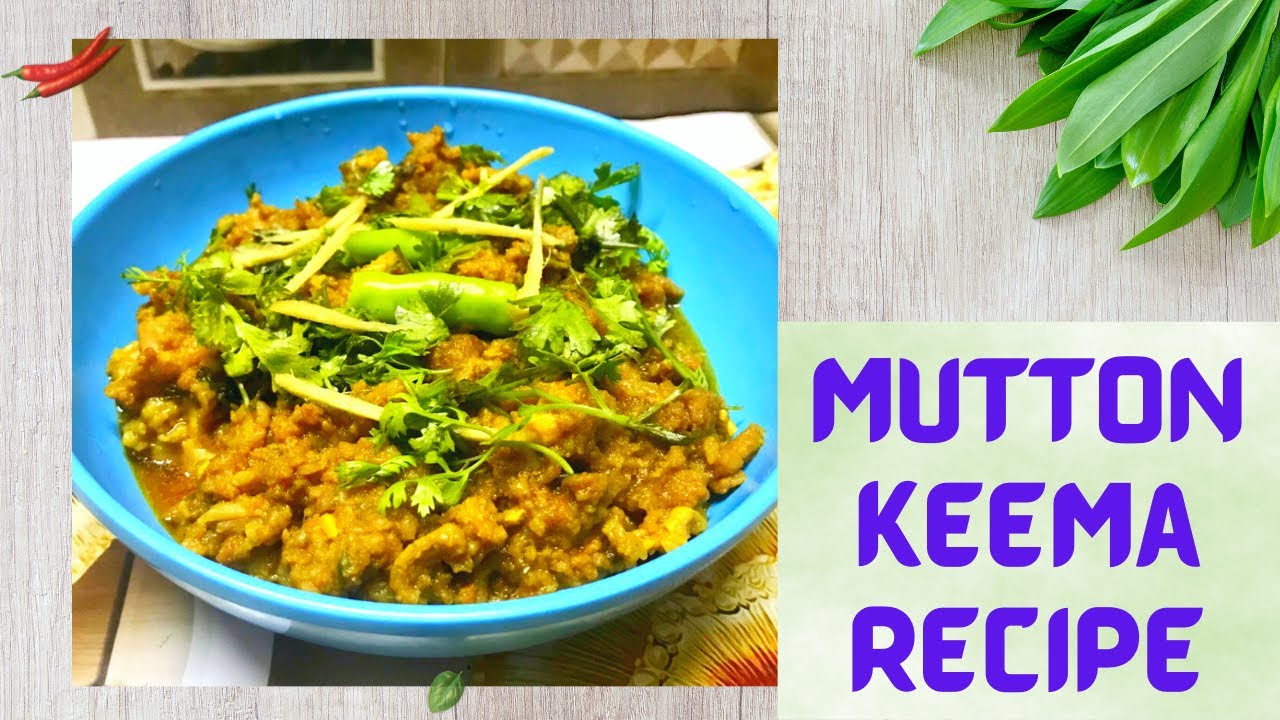Mutton Keema Recipe | Simple Mutton keema recipe | Easy and quick keema ...