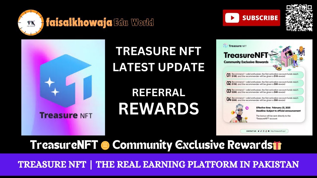 Treasure NFT Community Exclusive Rewards | Latest Updates on Referral ...