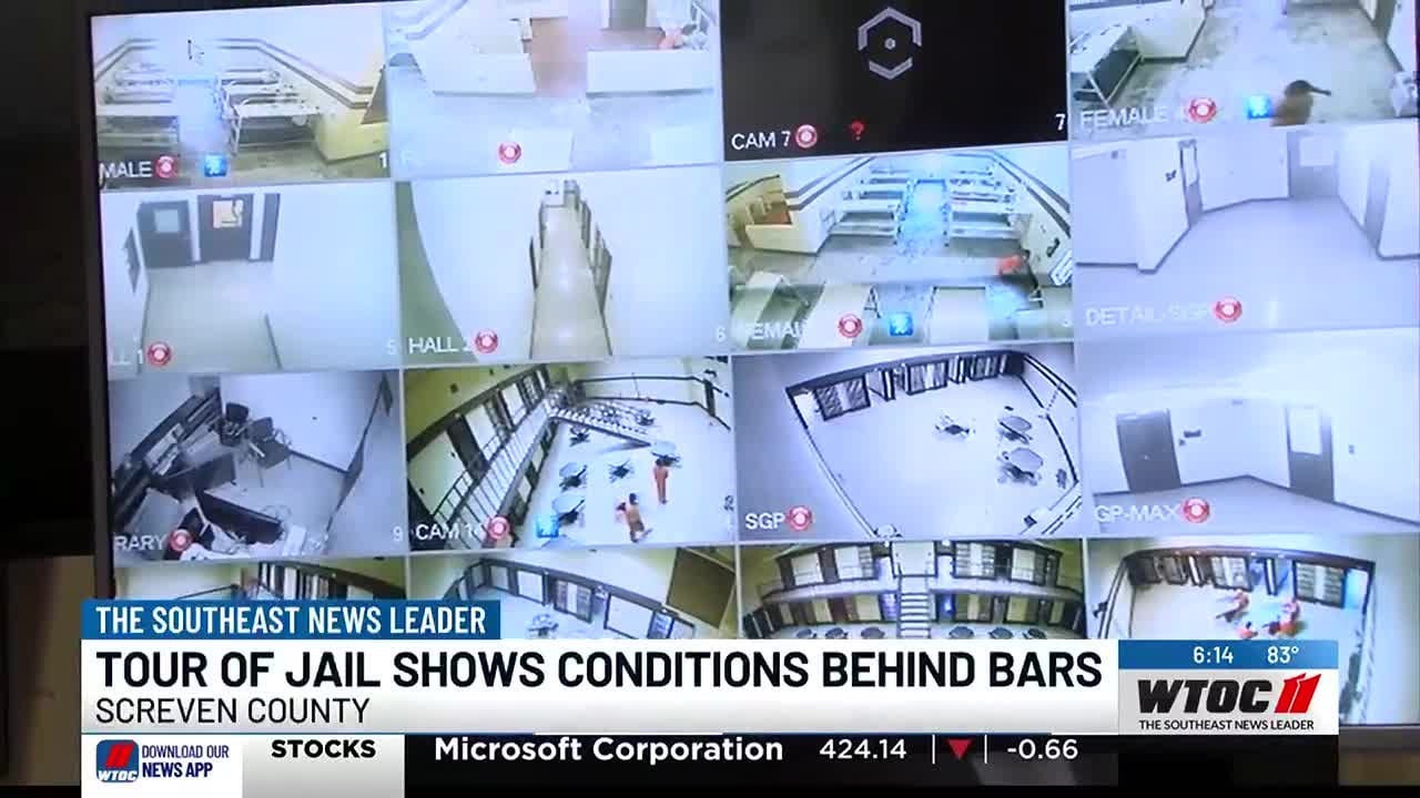 Screven County Jail Tour; Sheriff Mike Kile reassures families on jail ...