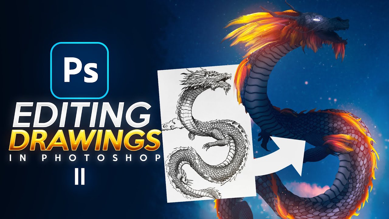 Making Drawings Realistic in Photoshop 2! - YouTube