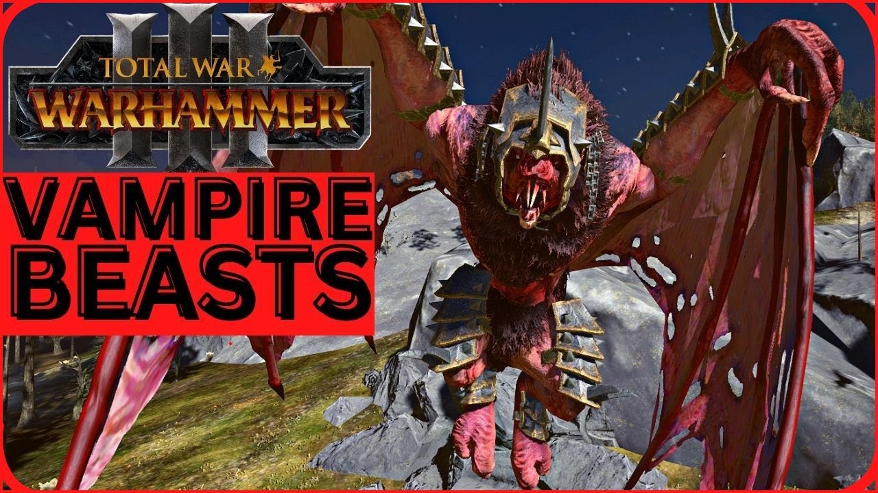 VAMPIRE ARMORED VARGHULFS:TOTAL WAR WARHAMMER 3 - YouTube