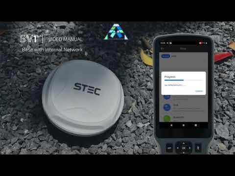STEC SV1 RTK with Receiver Network GSM Setup Tutorial - YouTube