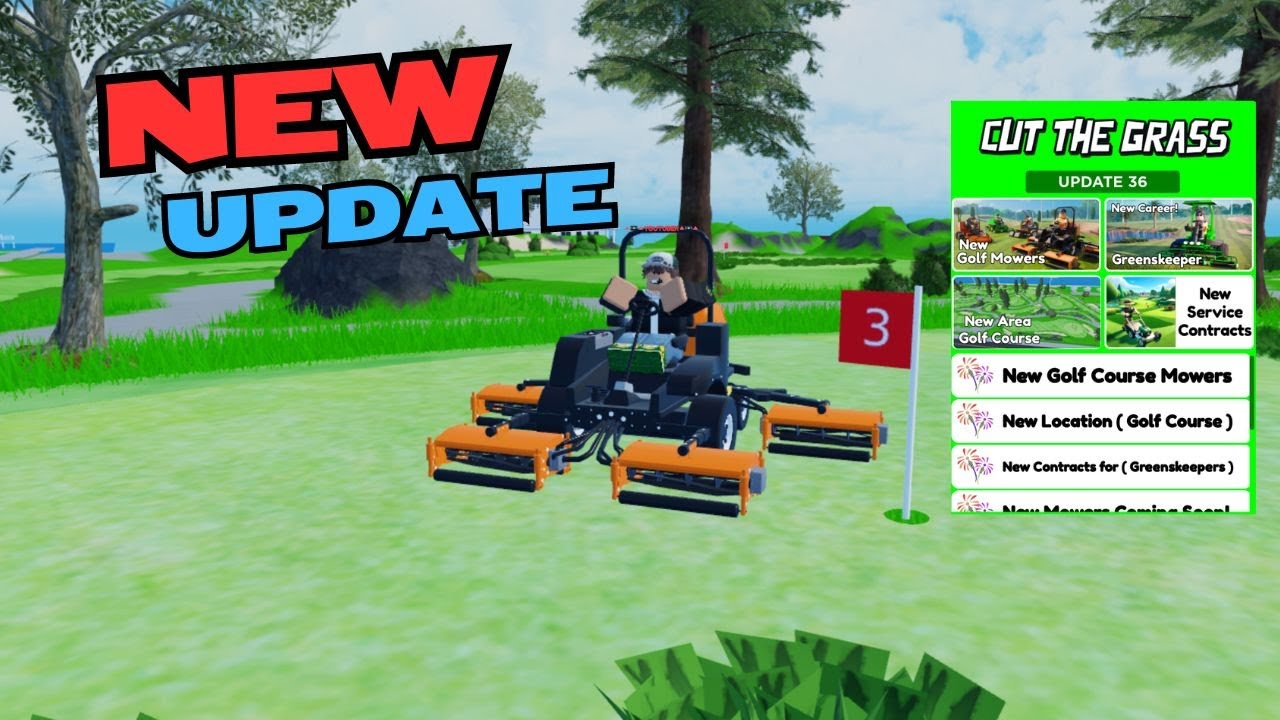 New Update In Cut The Grass Rp Roblox! (New Mowers, Golf Course) - YouTube