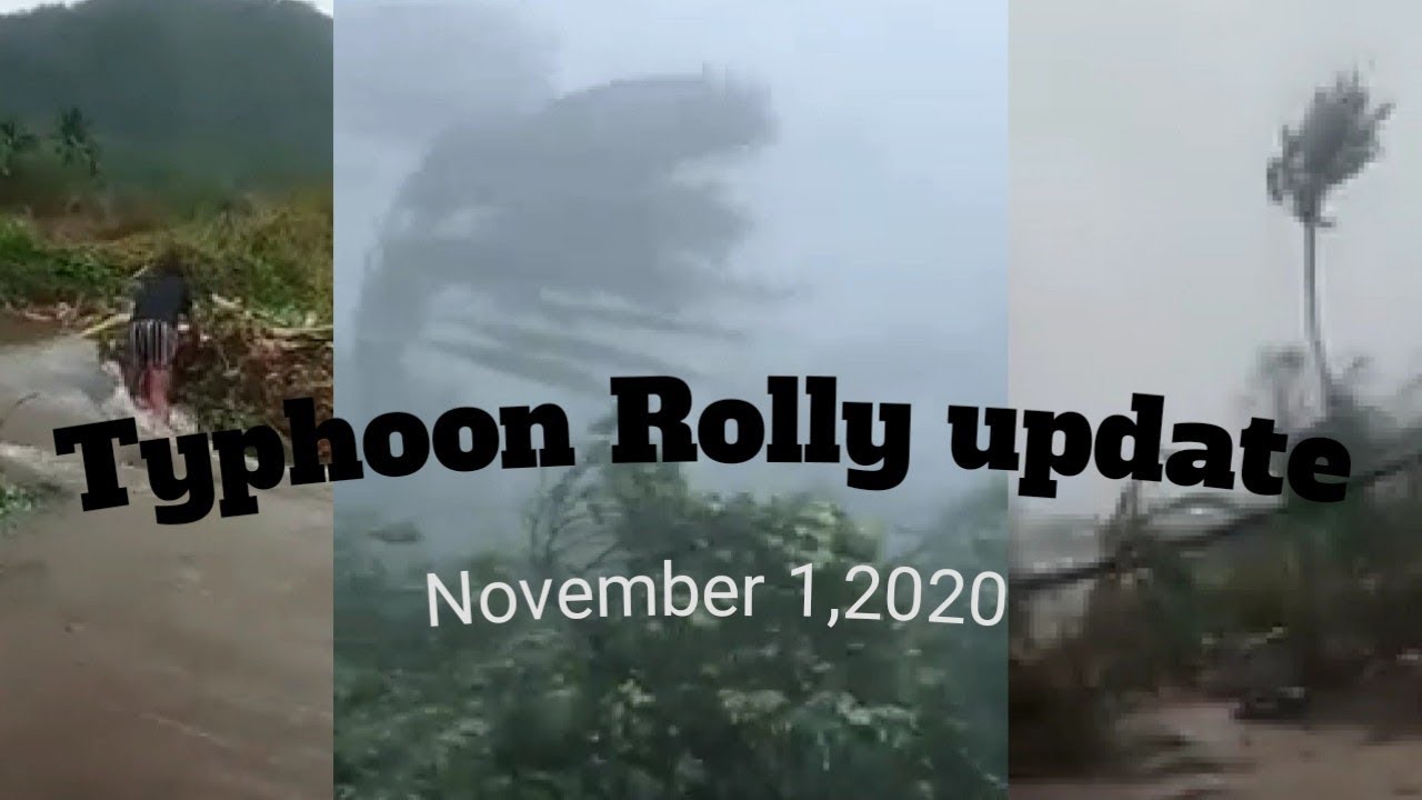 Typhoon Rolly Update 2020 - YouTube