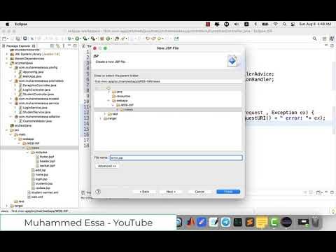 18 JAVA Spring MVC Exception Handling - YouTube