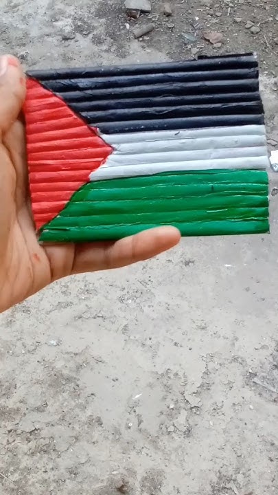Palestine flag paper craft #subscribe #craft #shortvideo #art #cute # ...