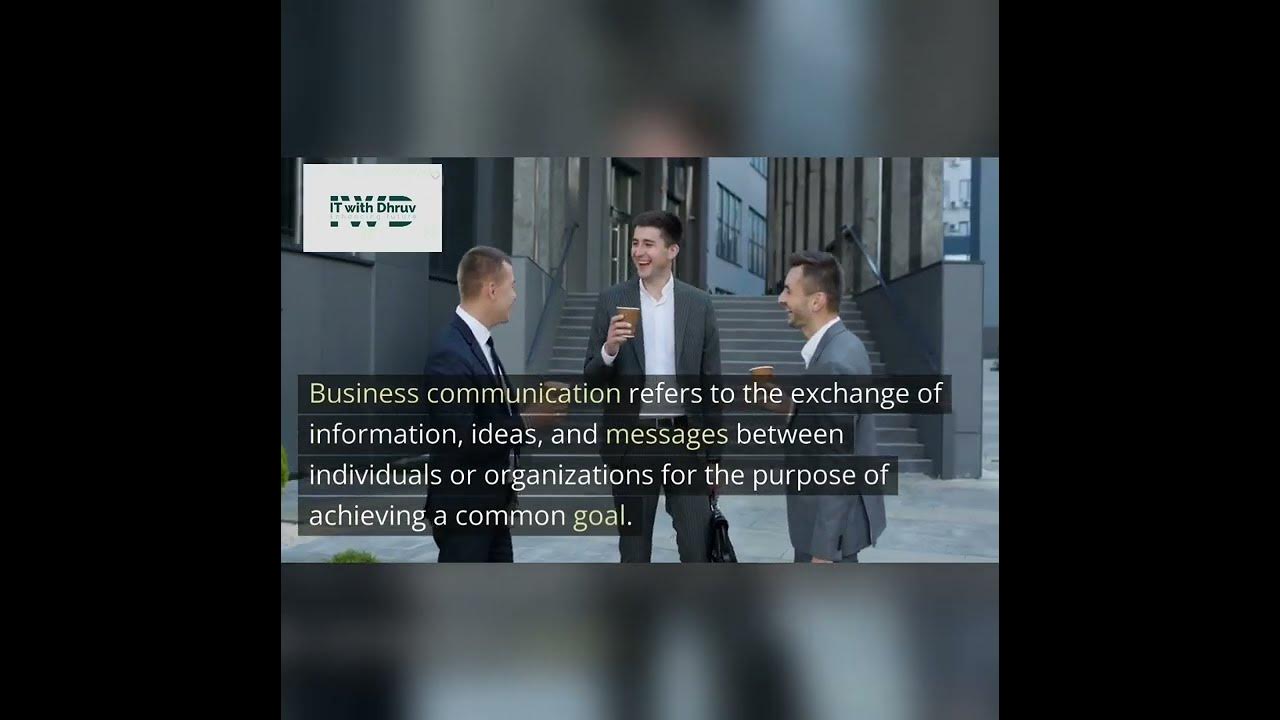 "Mastering Business Communication: Essential Tips for Success" - YouTube