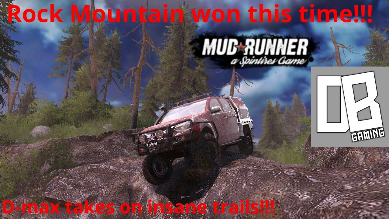 Mudrunner F19s 2017 isuzu D-max takes on rock mountain - YouTube