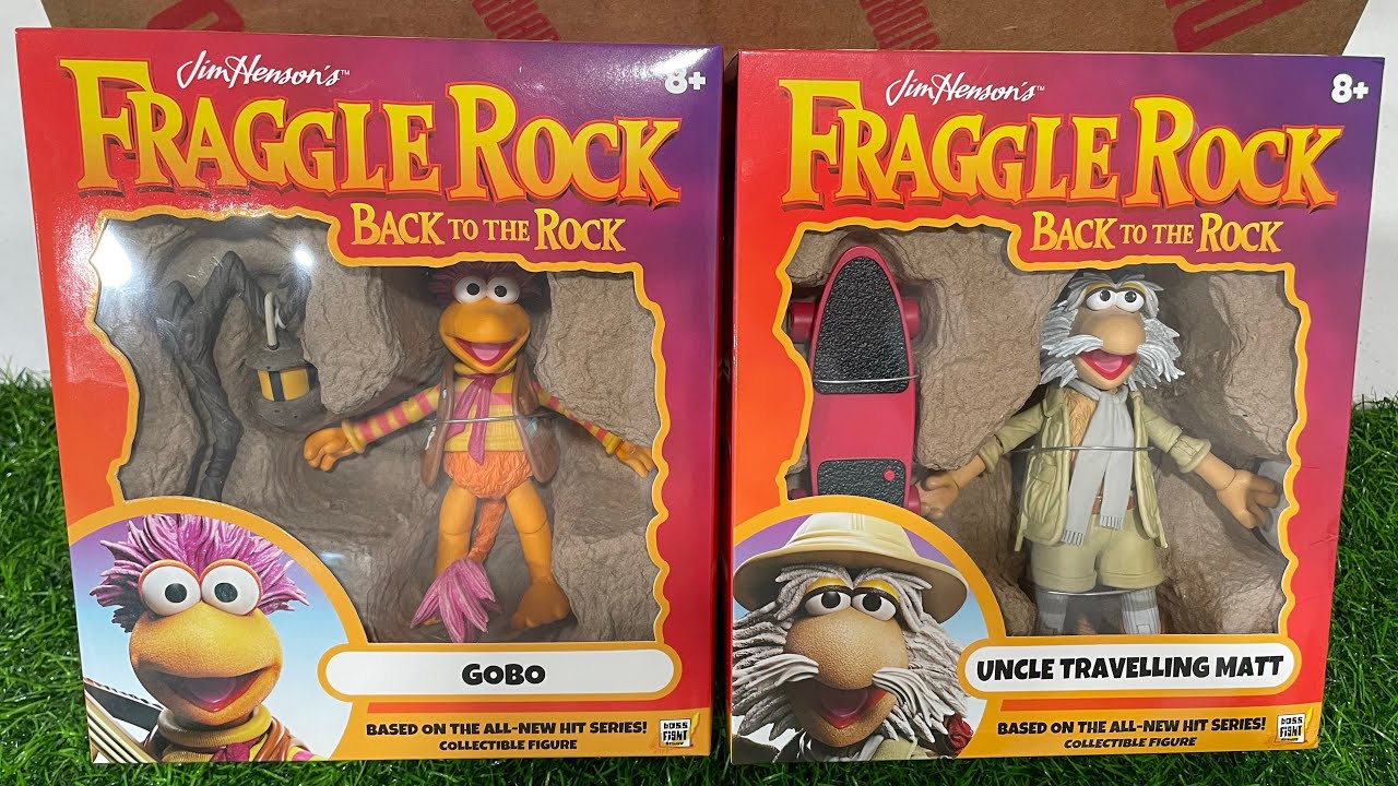 NEW BOSS FIGHT STUDIO FRAGGLE ROCK GOBO AND UNCLE TRAVELING MATT ACTION ...