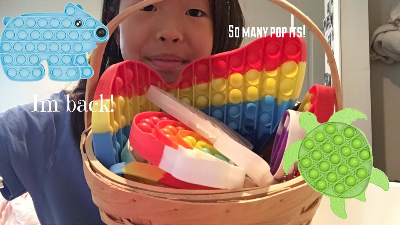 Im back! Pop it collection! (So many pop its) - YouTube