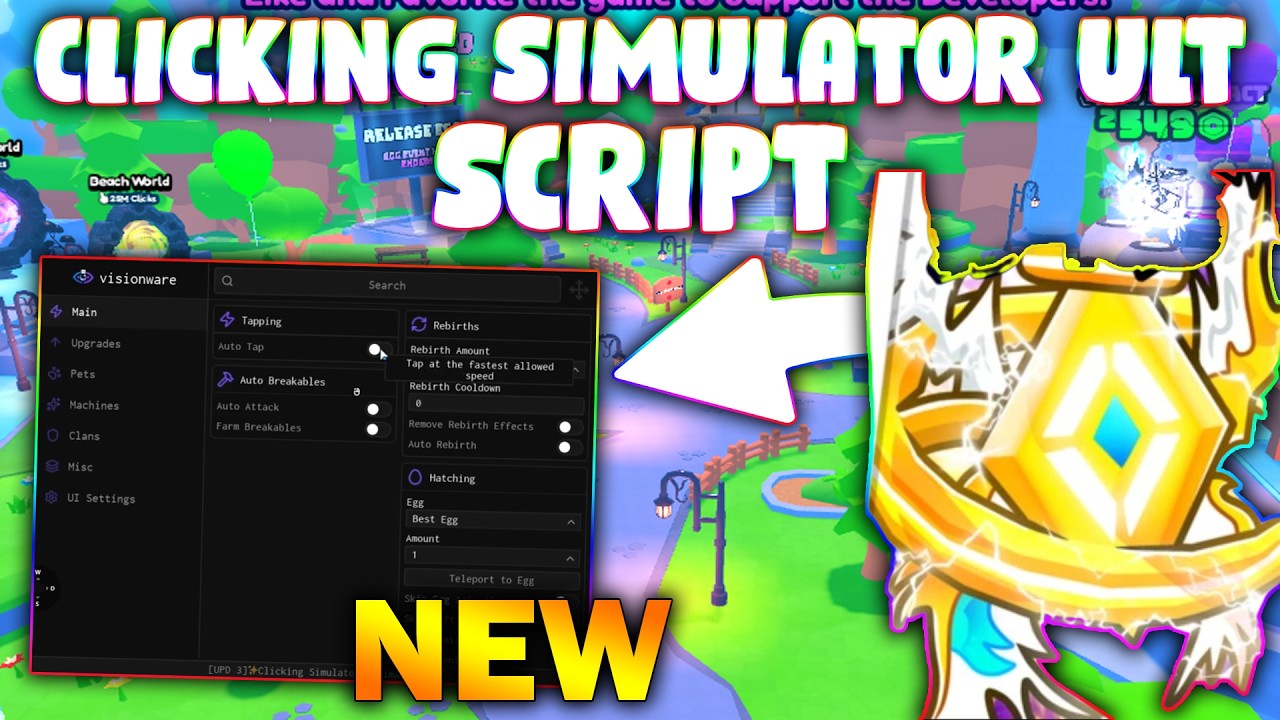 *NEW* Clicking Simulator Ultimate Script (PASTEBIN 2026) (AUTO CLICK ...