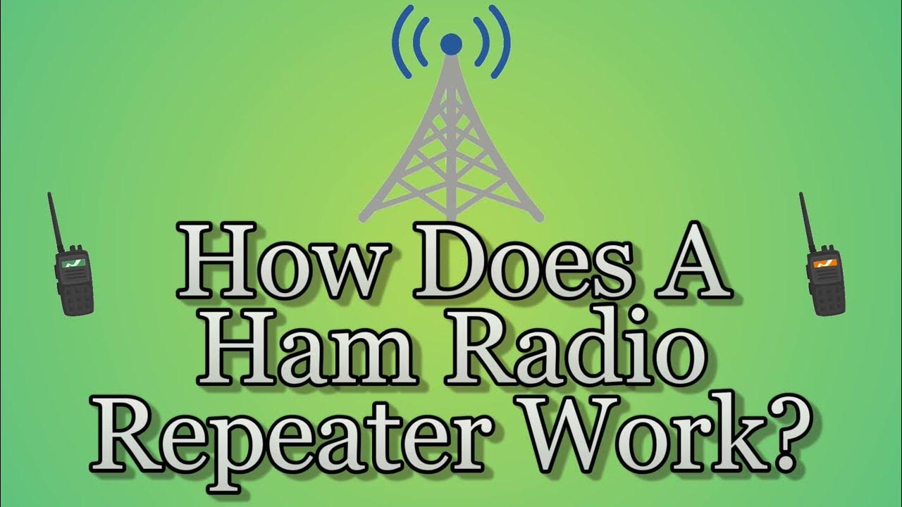 How Does A Ham Radio Repeater Work? A General Understanding. - YouTube