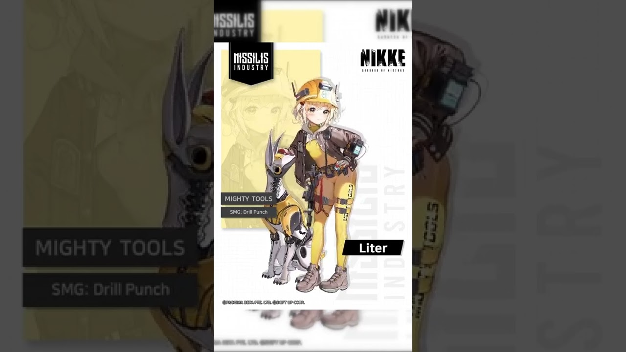 NIKKE THE GODDESS OF VICTORY | CHARACTER : Liter - YouTube